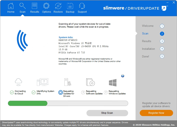 SlimWare DriverUpdate(驱动升级工具)官方版下载5.8.13.48-纯净之家