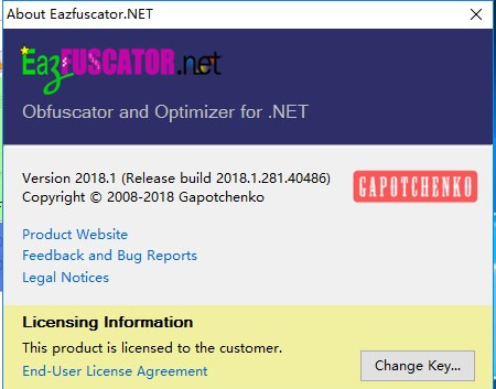 Eazfuscator.NET免费版下载_Eazfuscator.NET(.net混淆工具)2018.1-纯净之家