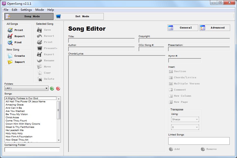 OpenSong下载_OpenSong英文版下载2.1.1-纯净之家