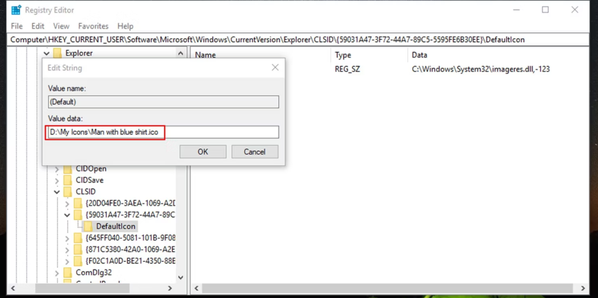 Windows10中用户文件的默认图标怎么更改和恢复？-纯净之家